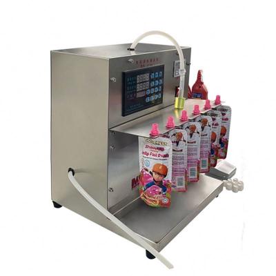 China Spout Bag Doy Pouch Filling Packaging Machinery Viscous Soap Washing Liquid Detergent Doypack Packing Machine for sale