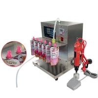 China Spout Bag Doy Pouch Filling Packaging Machinery Viscous Soap Washing Liquid Detergent Doypack Packing Machine for sale