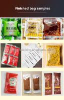 China 10-100ml Automatic Sauce Paste Ketchup Honey Yogurt Shampoo Small Liquid Sachet Bag Packing Machine With Stir for sale