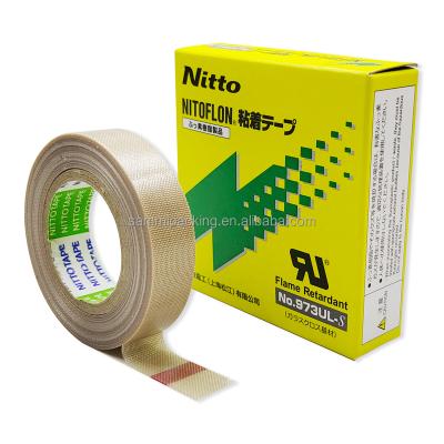 China Nitto 973UL Stong Adhesive PTFE Heat Resistance Tape for Bagging Machine for sale