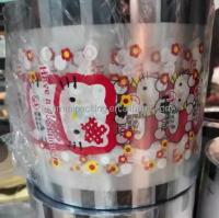 China Custom Printed Logo Disposable Plastic Bubble Boba Tea Cups Sealer Roll Customized Printing Pp Pet 95Mm Seal Cup Sealing Film for sale