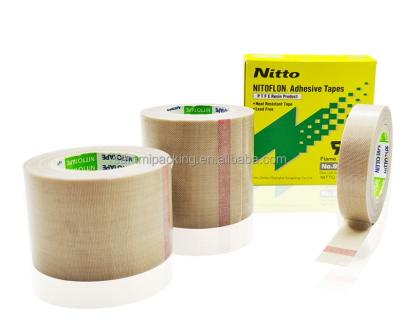 China Fluoroplastic Saturated Fiber Glass Cloth Electrical Nitto Denko Nitoflon 973UL-S PTFE Film Adhesive Tape for sale