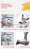 China 500G Racking Granule Powder Filling Machine Tea Rice Flour Coffee Bean Quantitative Vibration Weighing Packing Machine for sale