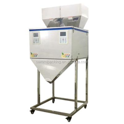China Automatic High Speed Granule Weighing Filling Machine for Rice Nuts for Plastic and Glass Bottles for sale