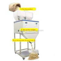 China Automatic High Speed Granule Weighing Filling Machine for Rice Nuts for Plastic and Glass Bottles for sale