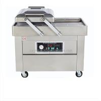China Multifunction Double Chamber Vacuum Packing Machine for Beef Bacon Chicken Tofu Peanut Sea Food for sale