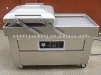China Multifunction Double Chamber Vacuum Packing Machine for Beef Bacon Chicken Tofu Peanut Sea Food for sale