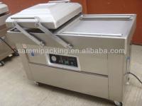 China Multifunction Double Chamber Vacuum Packing Machine for Beef Bacon Chicken Tofu Peanut Sea Food for sale