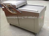 China Multifunction Double Chamber Vacuum Packing Machine for Beef Bacon Chicken Tofu Peanut Sea Food for sale