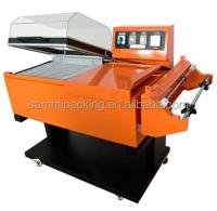 China Hot Sale 2 in 1 Semi-Automatic Shrink Wrapping and Cutting Machine for Small Food Boxes Wood Packaging Shrink Sealing Handle for sale