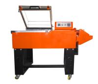 China Hot Sale 2 in 1 Small Carton Box/bottle Shrink Wrapping Cutting  Machine/ Shrinking Wrapper With Wooden Case Package for sale