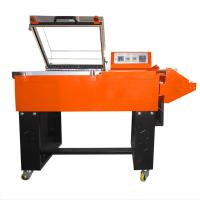 China Hot Sale 2 in 1 Small Carton Box/bottle Shrink Wrapping Cutting  Machine/ Shrinking Wrapper With Wooden Case Package for sale
