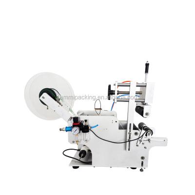 China Easy Operate High Efficiency Semi-automatic Pneumatic Labeler Machine for Bottles for sale
