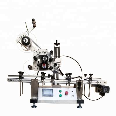 China Cheap Small Flat Labeling Machine for Small Business Plastic Bottles for sale