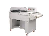 China FM-5540 Electric Semi-Automatic Heat Shrink Tunnel Wrapping Machine 2-in-1 for Shrink Wrapping Bottles/Boxes for Wood Packaging for sale