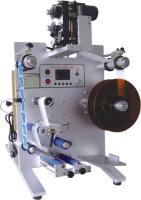 China Automatic Desktop Vertical Inline Sticker Labeling Machine With Date Printer for Wrap Round Bottle for sale