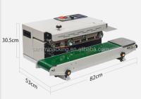 China High-Speed Continuous Band Sealer FR900C - Plastic Bag Sealing Machine with Counter, Food Packaging Heat Sealer for sale