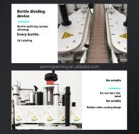 China High Quality Dual-Sided Sticker Labelling Machine Precise Paper Label Applicator for Cosmetic Wine Bottles Front & Back 2-Sided for sale