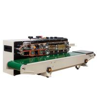China Semi-Automatic Horizontal Bag Sealing Machine Electric Manual Driven Heat Sealing for Cartons Foil Includes Batch Date Printing for sale