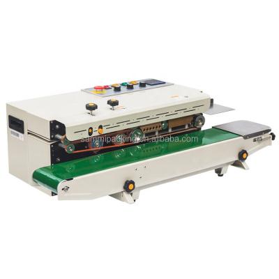 China 2025 Easy Operation Horizontal Electrical Food Bag Zipper Type Pouch Heat Band Sealer Packing Machine for sale