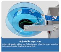 China MT-50 Semi-automatic Round Bottle Labeler, Labeling Machine for Cans and Beverage Bottles for sale
