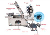 China Semi-Automatic 10ml Glass Vials Labeling Machine Horizontal Bottle Carton/Can Packaging Electric Motor Driven Condition New for sale