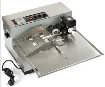 China Table Type Batch Number Code Printing Machine Automatic Solid Ink Hot Stamping Date Coder Printer for sale