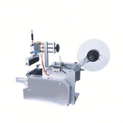 China High Efficiency Semi-Automatic Pneumatic Labeler Machine for Bottles Easy Operate Wood Carton Motor Bearing PLC Gearbox for sale
