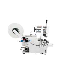 China High Efficiency Semi-Automatic Pneumatic Labeler Machine for Bottles Easy Operate Wood Carton Motor Bearing PLC Gearbox for sale