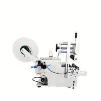China High Efficiency Semi-Automatic Pneumatic Labeler Machine for Bottles Easy Operate Wood Carton Motor Bearing PLC Gearbox for sale