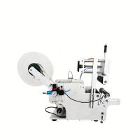 China High Efficiency Semi-Automatic Pneumatic Labeler Machine for Bottles Easy Operate Wood Carton Motor Bearing PLC Gearbox for sale