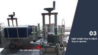 China Cheap Price Fully Auto High Speed Labeling Machine with Conveyor Bottle Sticker Labeling Machine SMTBJ-50 with CE for sale
