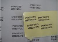 China Lot Coder Machine Hot Ink Roll Batch Number Printer for Package for sale
