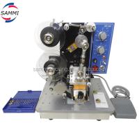 China Electric Semi-Automatic Date Stamping Numbering Printing Machine New Condition Core Engine for Bags Foil Film for sale