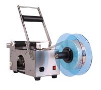 China MT-50 Semi-Automatic Adhesive Sticker Labeling Machine for Round Bottles Jars for Metal Paper Glass Packaging Food Use-New Used for sale