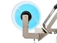 China MT-50 Semi-Automatic Adhesive Sticker Labeling Machine for Round Bottles Jars for Metal Paper Glass Packaging Food Use-New Used for sale