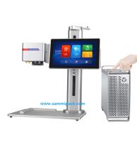 China Upgraded Fiber Laser Marking Machine for Metal, Plastic, Wood/Portable Laser Engraver Printer for QR Code, Logo, Barcode for sale