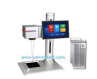 China Upgraded Fiber Laser Marking Machine for Metal, Plastic, Wood/Portable Laser Engraver Printer for QR Code, Logo, Barcode for sale