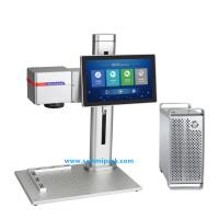 China Handheld Portable Mini Fiber Laser Marking Machine for Metal  20W 30W Deep Engraving Laser for sale