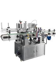 China 2024 Sales in China Reliable Semi-Automatic Cylinder Labeling Machines Electric Driven with PLC Components Wood Carton Packaging for sale