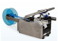 China Semi Automatic Glass Ampoule Vial Tin Can Plastic Round Bottle Labeling Machine for sale