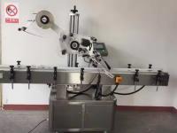 China High Efficiency Semi-automatic Flat Labeller for Pouch and Carton with Hot Foil Stamping, Manual Bag Labeling Machine for sale