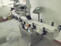 China High Efficiency Semi-automatic Flat Labeller for Pouch and Carton with Hot Foil Stamping, Manual Bag Labeling Machine for sale