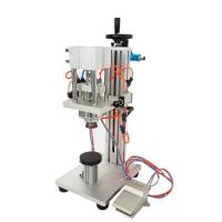 China Perfume Collar Cap Closing Machine, Perfume Aluminium Cap Pressing Machine SM-180 for sale