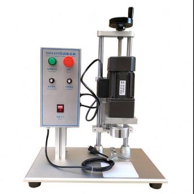 China Cheap Price Semi-Auto Desktop Water Bottle Glass Bottle Capper Screw Cap Capping Machine DDX-450 for sale