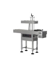 China Continuous Automatic Plastic Bottle Screw Sealer New Aluminum Foil Induction Sealing Machine Air Cooling Lid Packing Machines for sale
