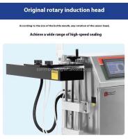 China Automatic Continuous Induction Sealing Machine Electromagnetic Induction Heat Sealer for Small Plastic Bottle for sale