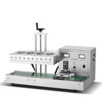 China Continuous Electromagnetic Induction Bottle Sealer Semi-Automatic Food Beverage Packing Machines 50mm to 120mm for sale