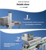 China Automatic Electromagnetic Induction Sealing Machine Plastic Juice Bottle Aluminum Foil Sealing Machine Bottle Can Sealer for sale