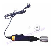 China Portable Hand Held Electric Bottle Capping Machine Automatic With Security Ring Plastic Bottle Capper Sealing Tool for sale